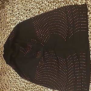 Accessories | Skull Cap Embellished With Beads Rhinestones | Poshmark